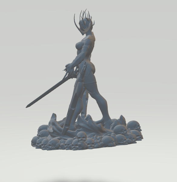 Hela Figure by KingBaaka | Download free STL model | Printables.com