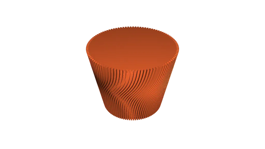 Twisted flower pot by alecs.form | Download free STL model | Printables.com