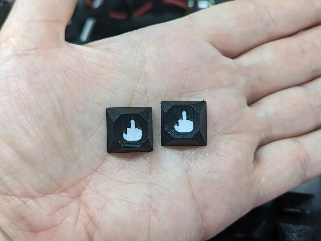 Complete Cherry MX stem keycap set optimized for 3D printing (GEM ...