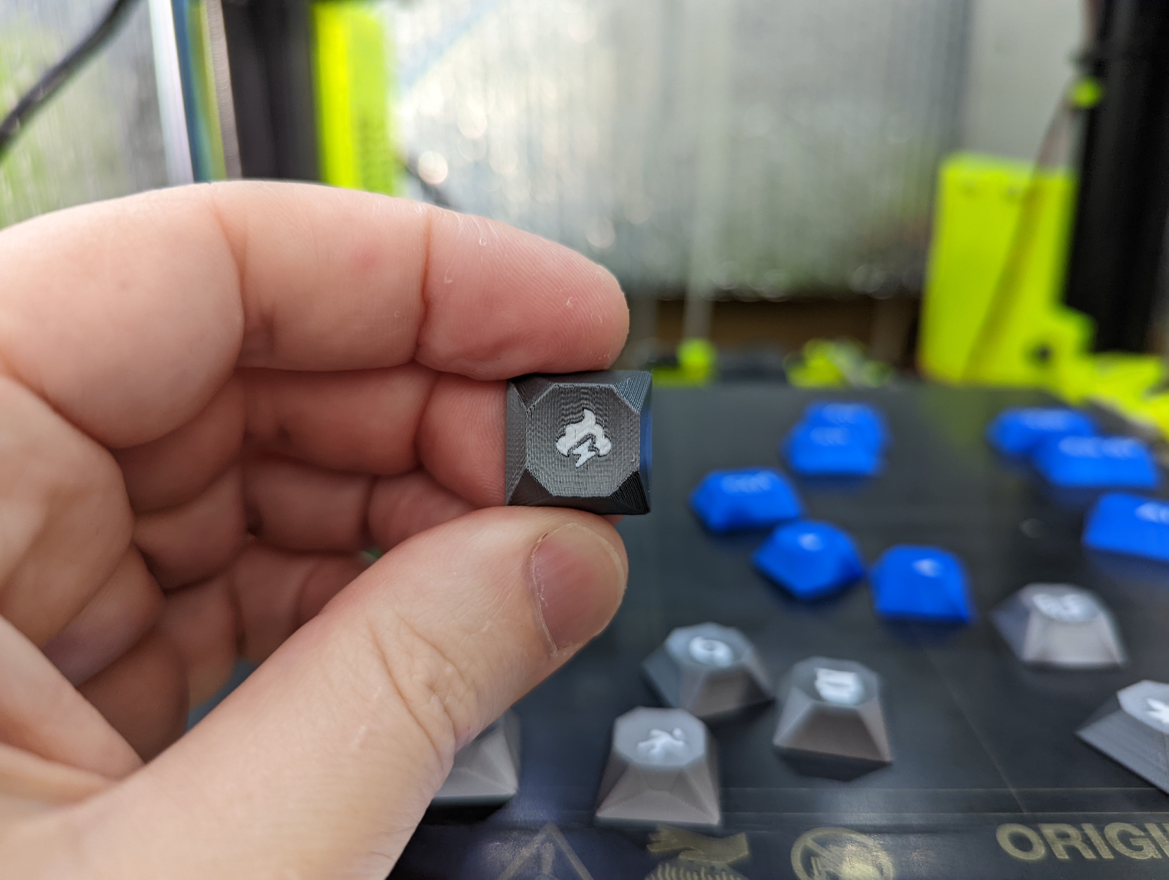 Complete Cherry MX stem keycap set optimized for 3D printing (GEM ...