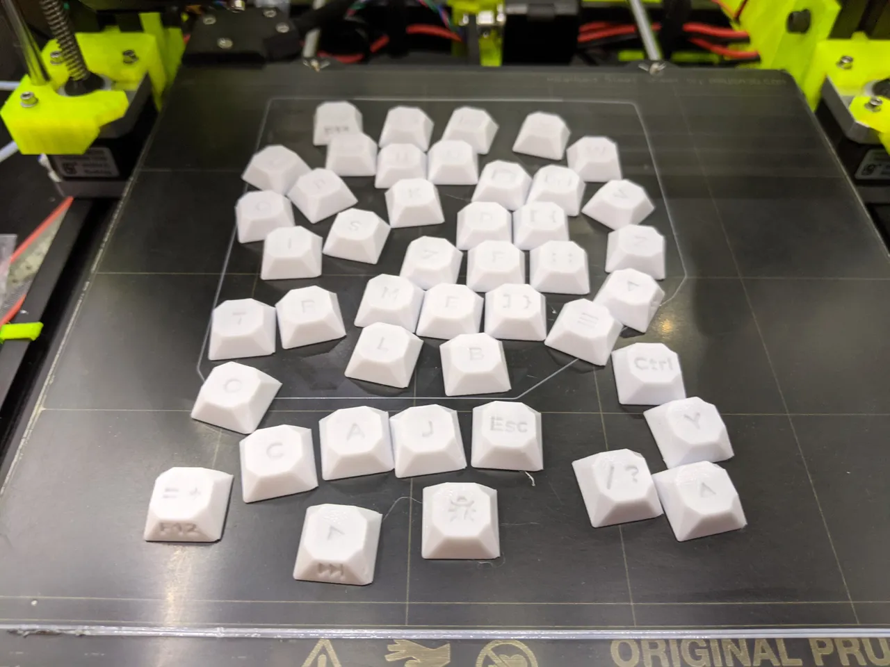Complete Cherry MX stem keycap set optimized for 3D printing (GEM ...