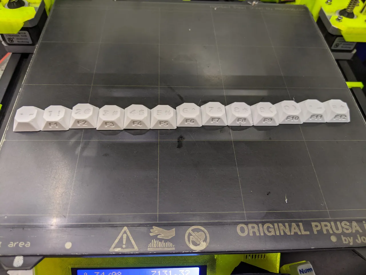 Complete Cherry MX stem keycap set optimized for 3D printing (GEM ...