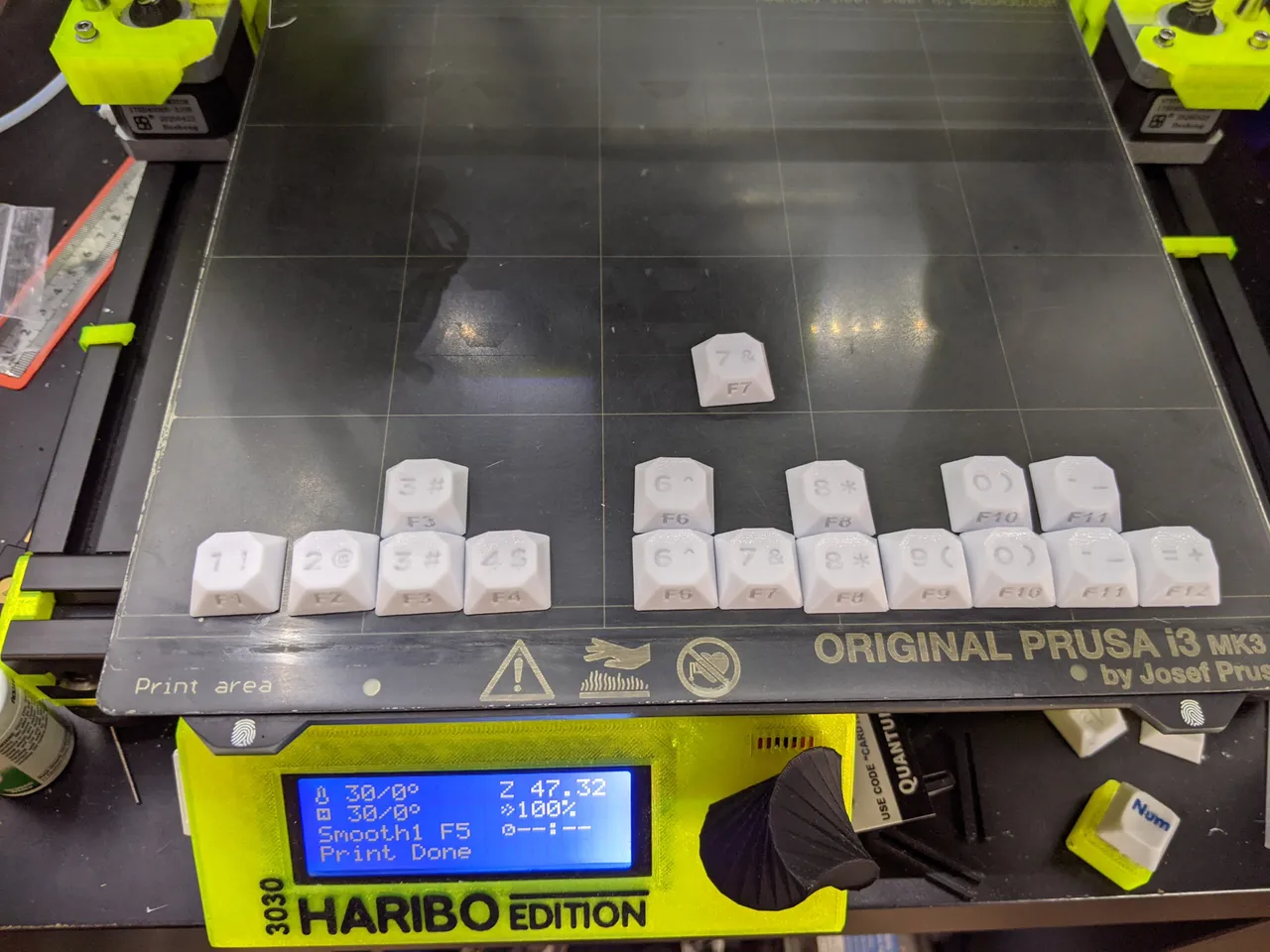 Complete Cherry MX stem keycap set optimized for 3D printing (GEM ...