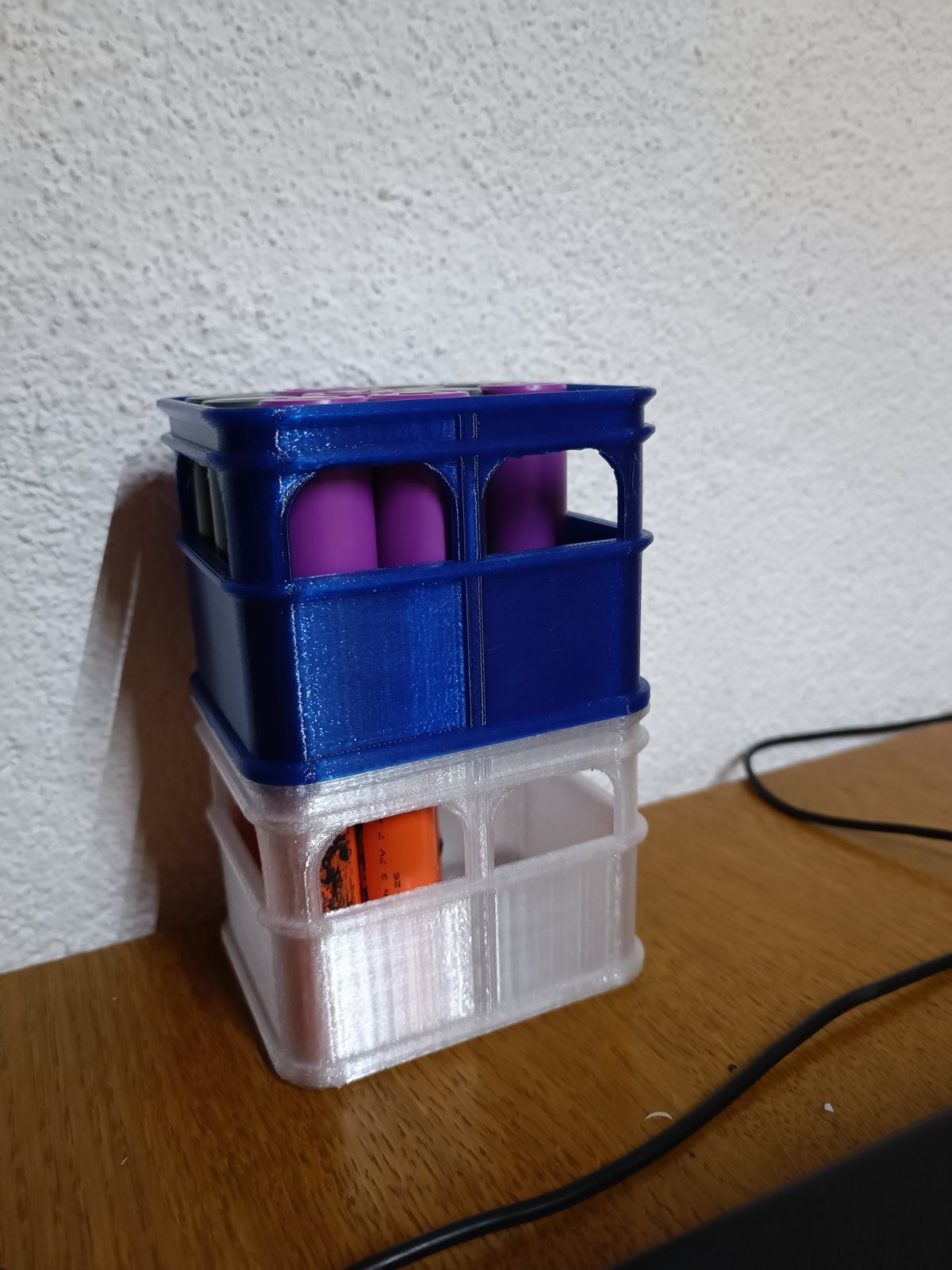 stackable beer case for 21700 by Jure | Download free STL model ...