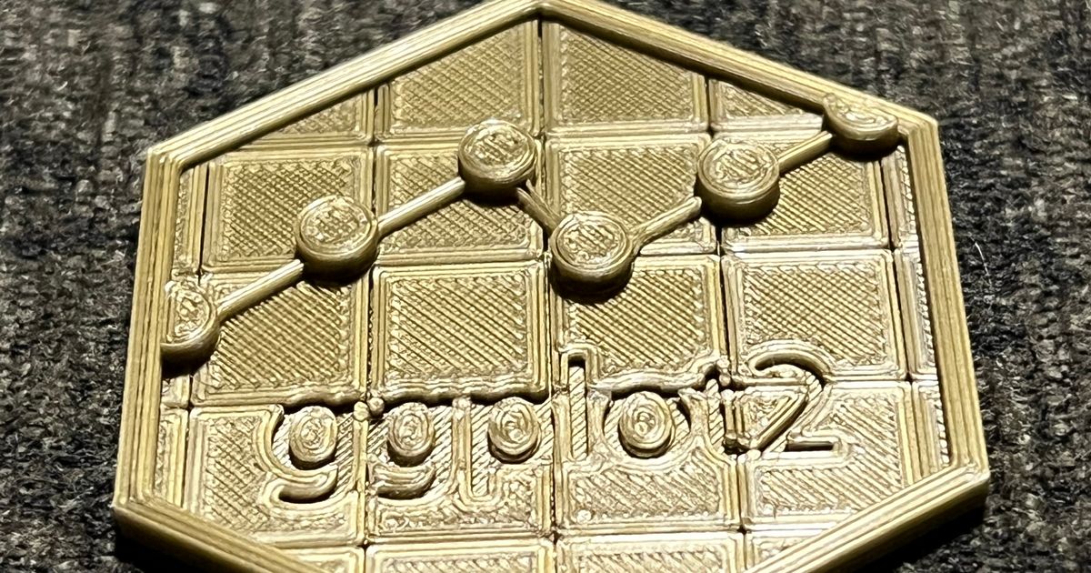 ggplot 2 logo badge por paururo | Descargar modelo STL gratuito ...