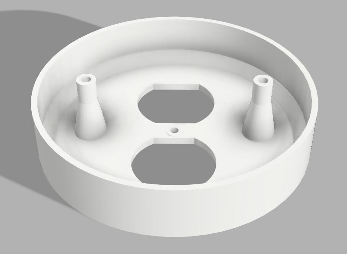 Lighting Junction Box Outlet Cover by Apocrathia | Download free STL ...