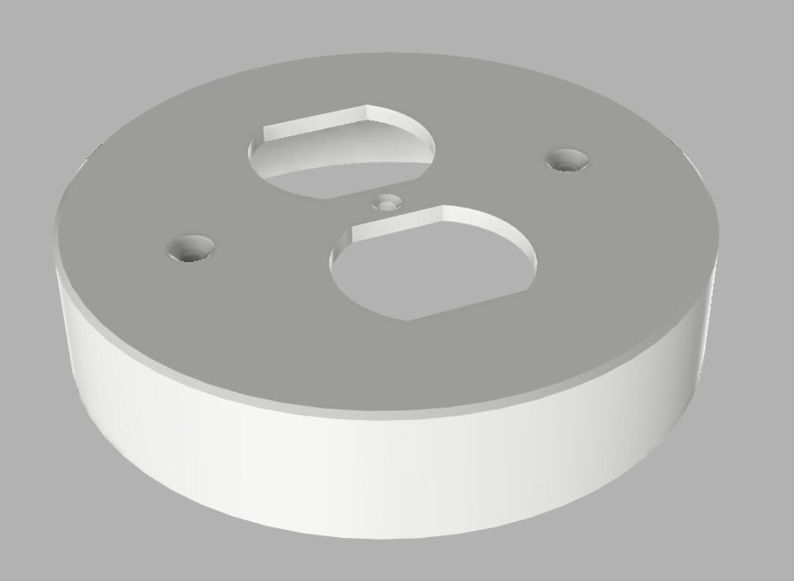 Lighting Junction Box Outlet Cover by Apocrathia | Download free STL ...