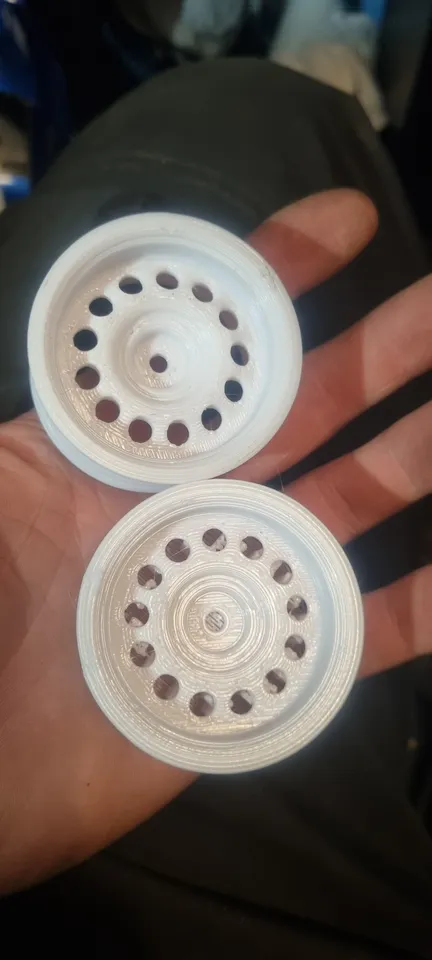 DEEP DISH STEEL RC WHEEL RIM 1:10 SCALE 52 X 26 12 MM HEX STEELIE SPARE ...