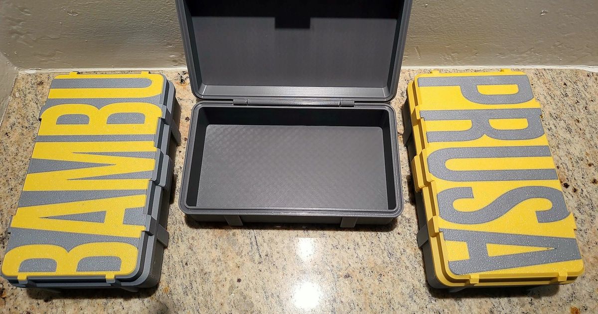 Snap together Storage Boxes for Bambu, Prusa, Generic by Chipp Walters ...
