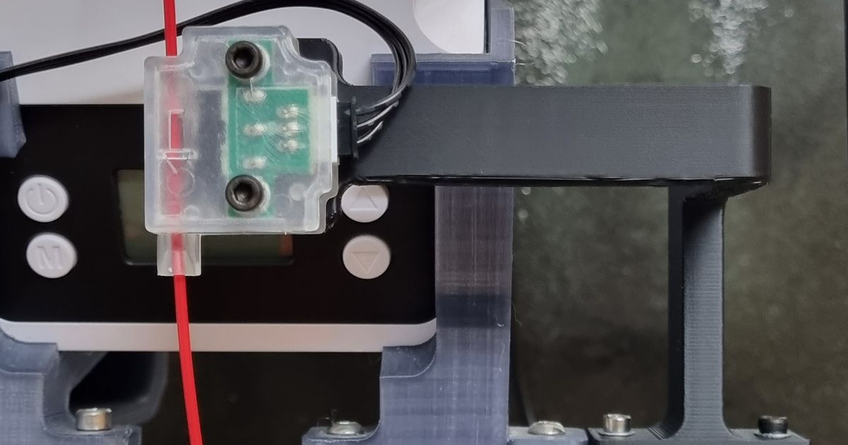 two trees filament sensor holder for ender 3 by avivm | Download free ...