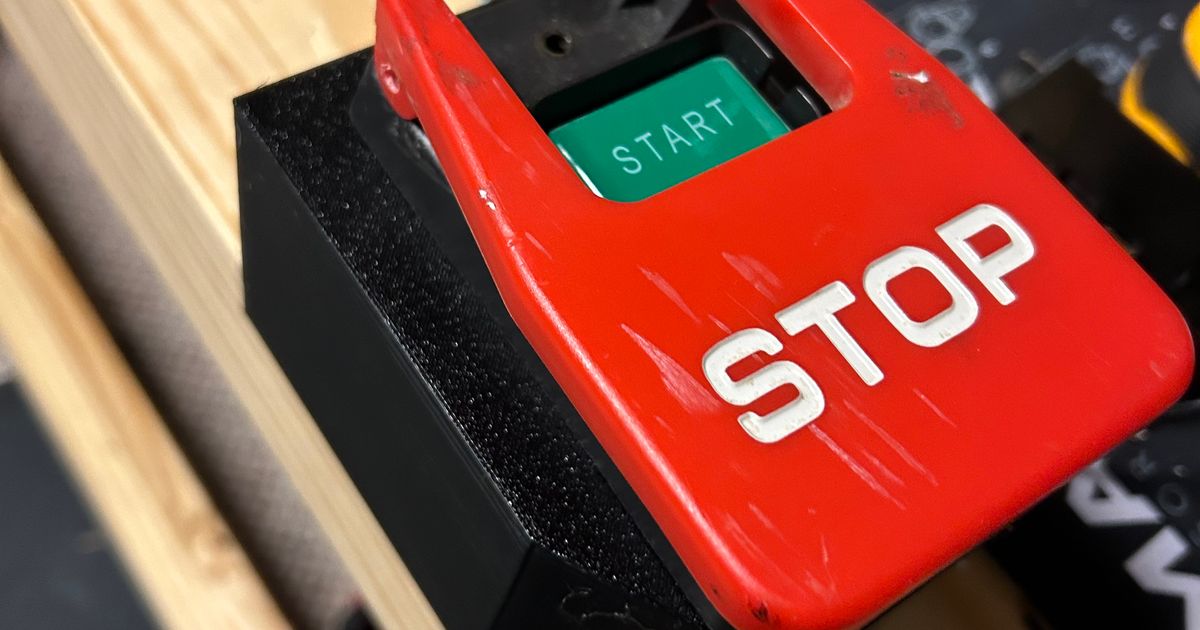 Table Saw Stop Switch Case by MBA327 | Download free STL model ...