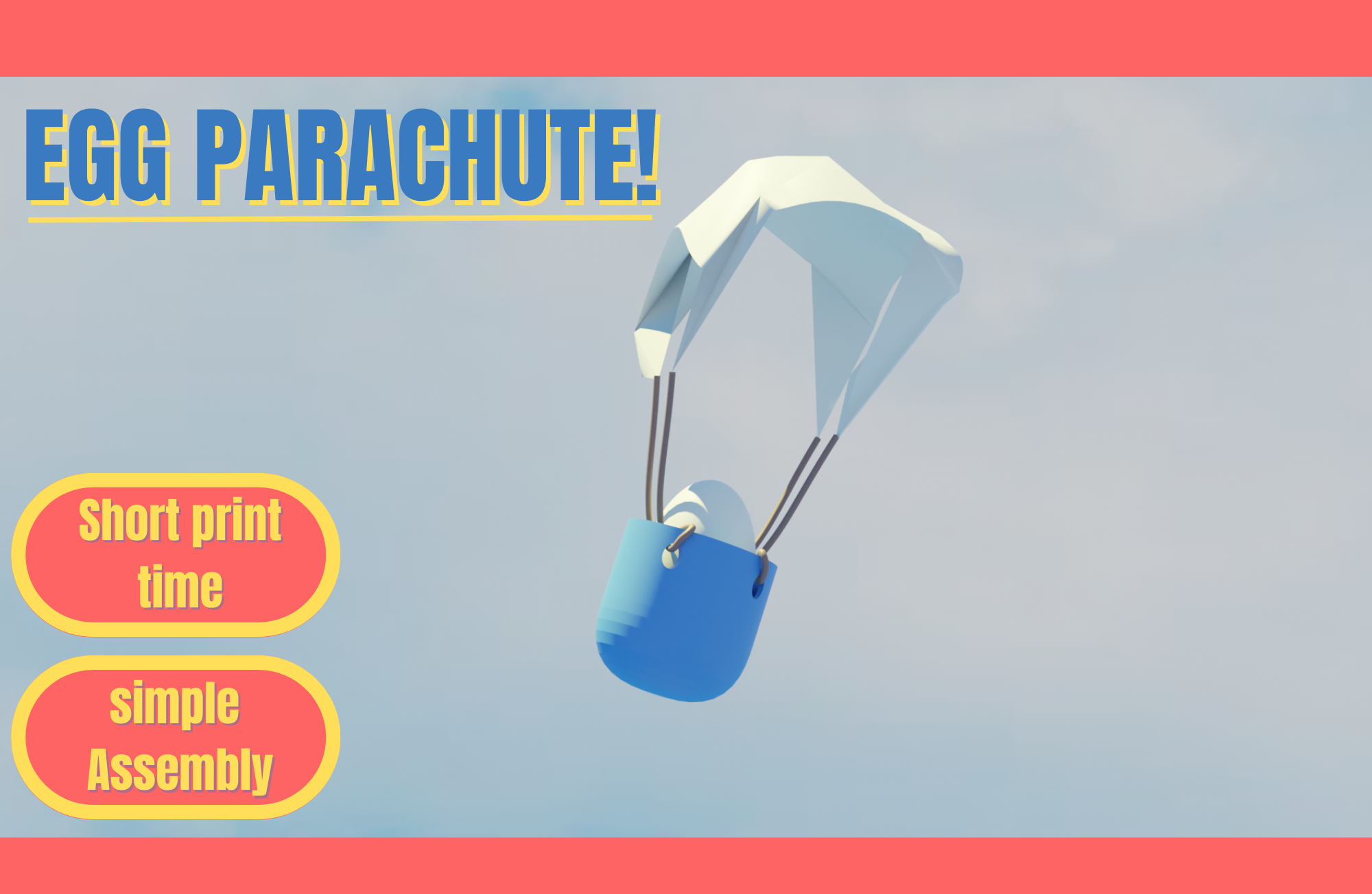 Dangel's Egg Parachute by JustDangel | Download free STL model ...