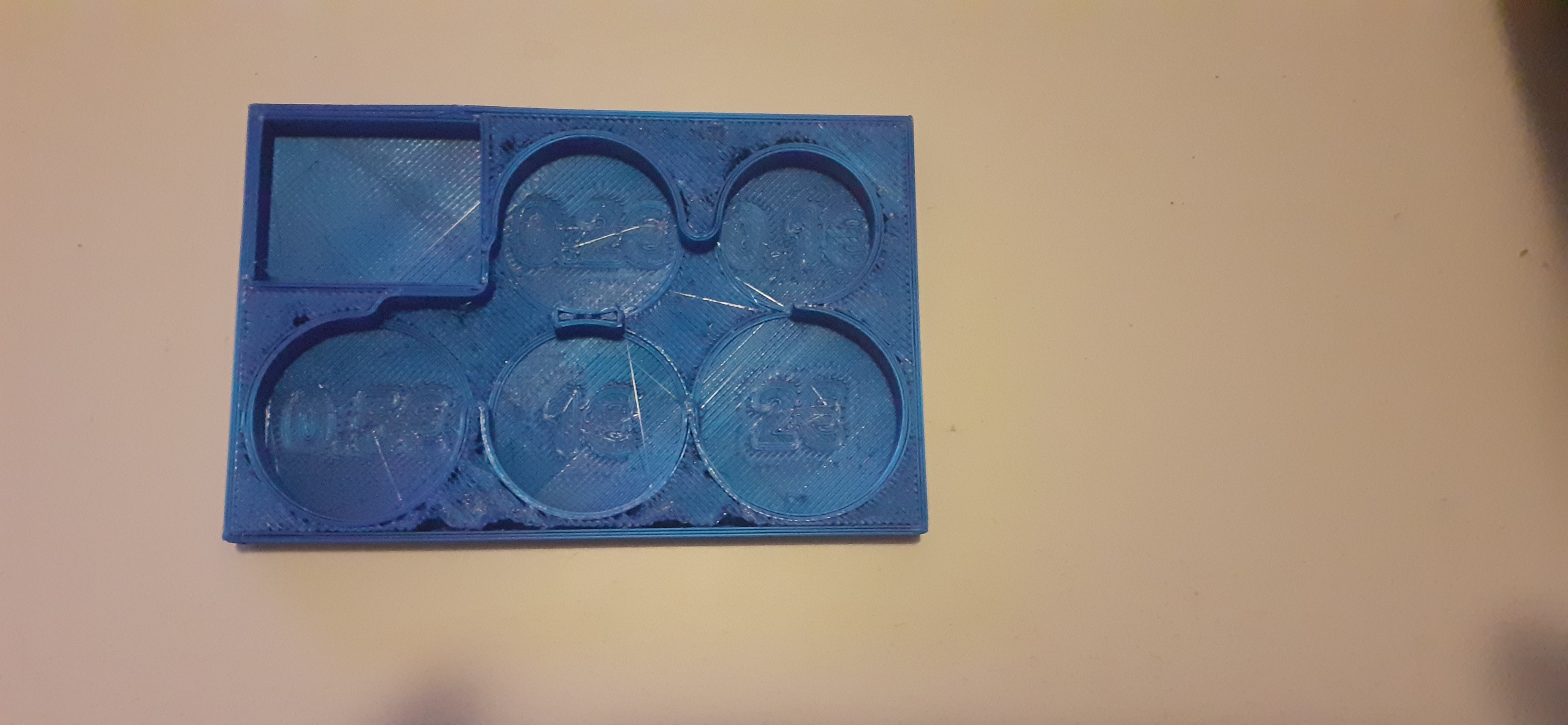 Euro coin holder card sized by Katzebin | Download free STL model ...