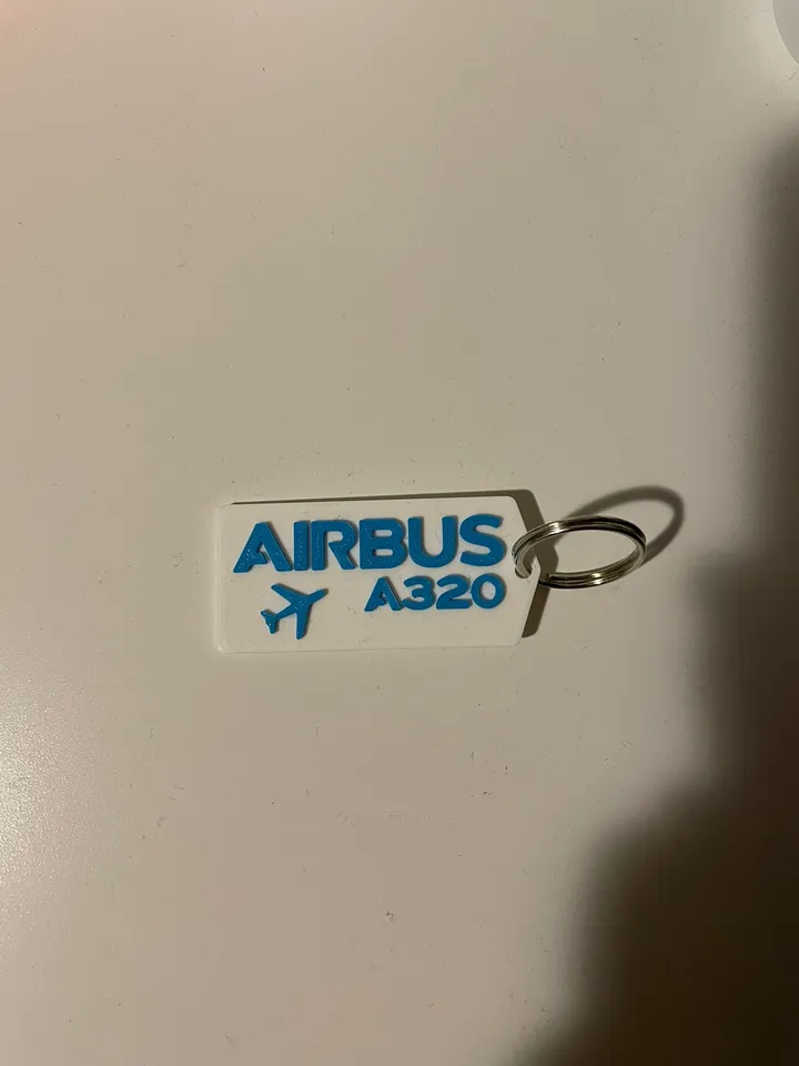 Airbus A320 Keychain by jgd11 | Download free STL model | Printables.com