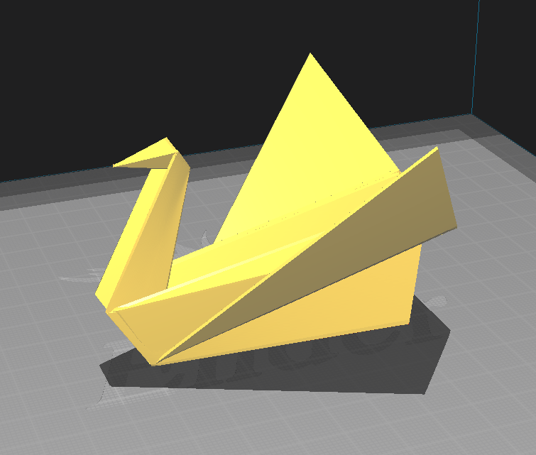 Decorative Origami Swan by FIR3_P3ANUTE173 | Download free STL model ...