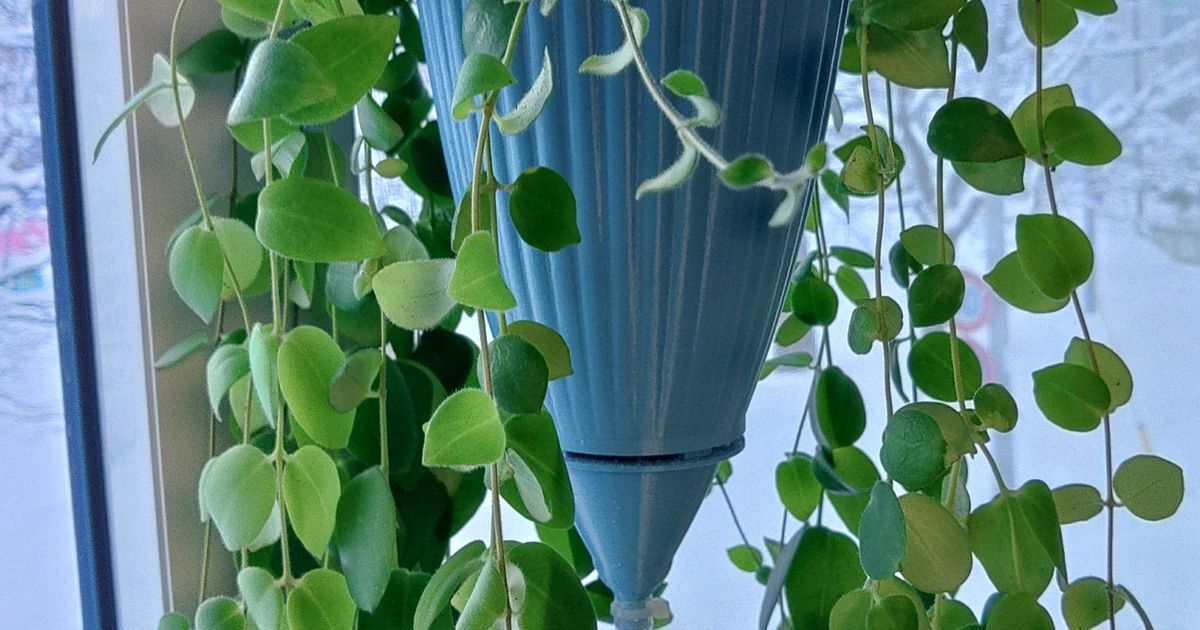 Drainable hanging pot by TKS | Download free STL model | Printables.com