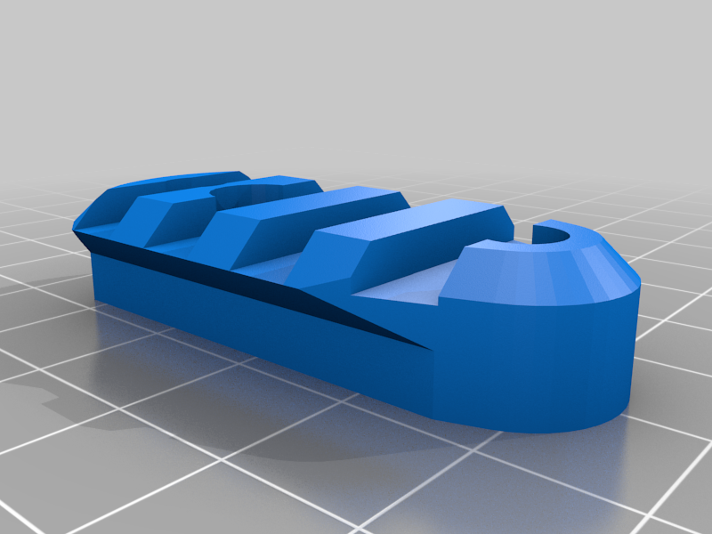 Picatinny Buffer Plug For Hoffman Lower by KN16 | Download free STL ...