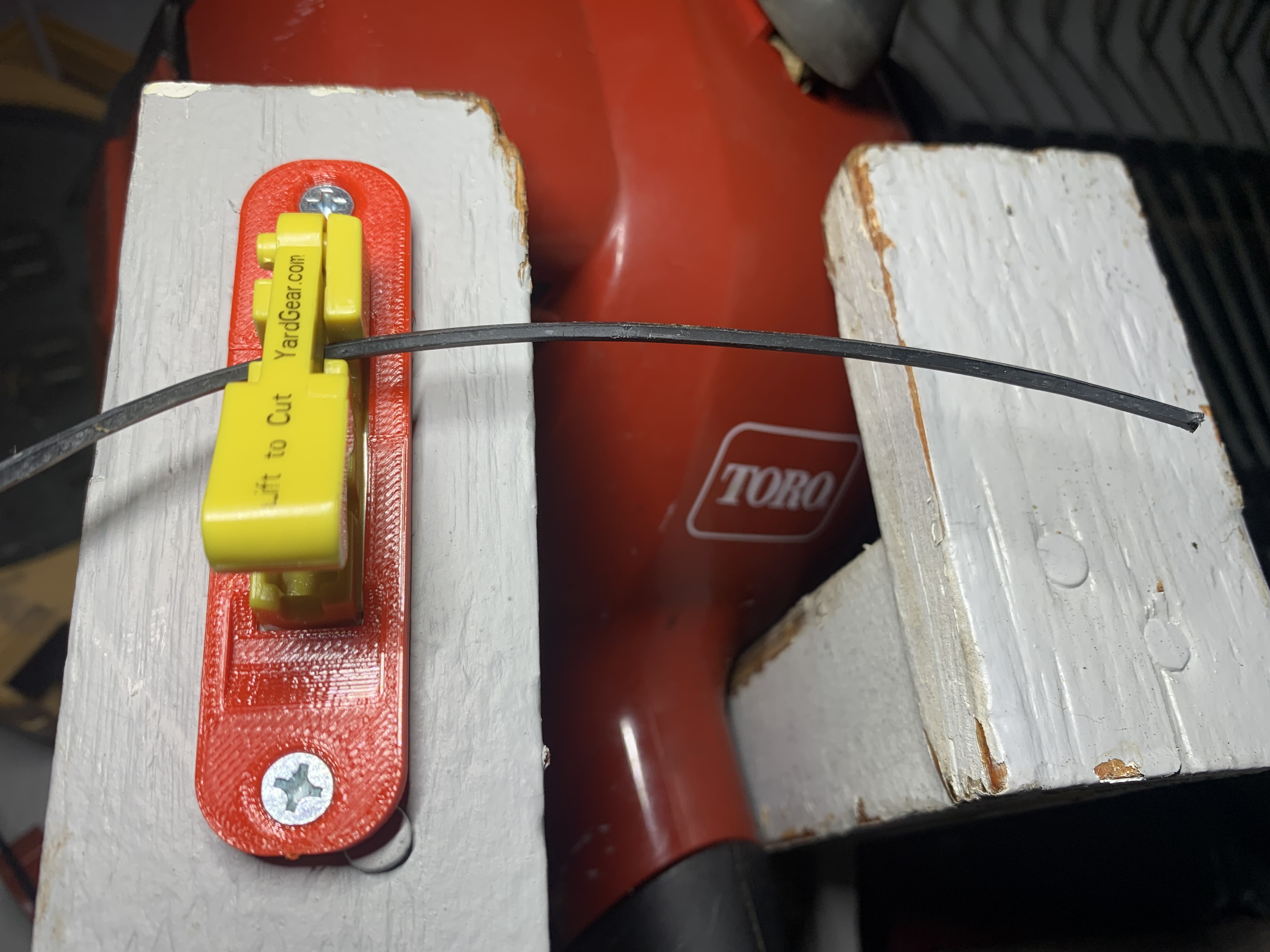 Trimmer Line Cutter Wall Mount Bracket by AlwaysTinkering | Download ...