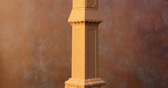 Qushla Clock Tower - Baghdad , Iraq by MiniWorld3D | Download free STL ...