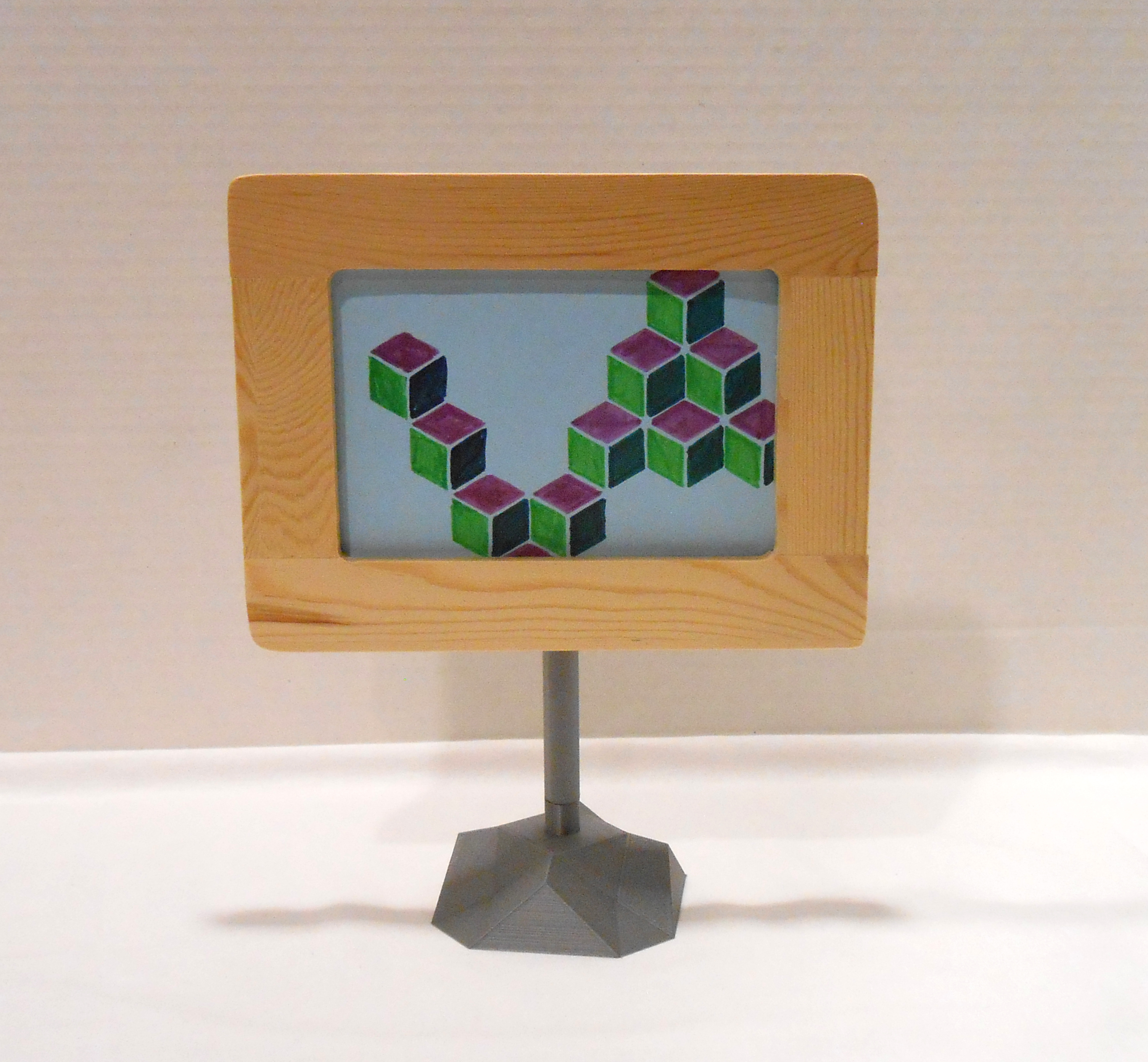 Geom Picture Frame Stand by cSandra | Download free STL model ...