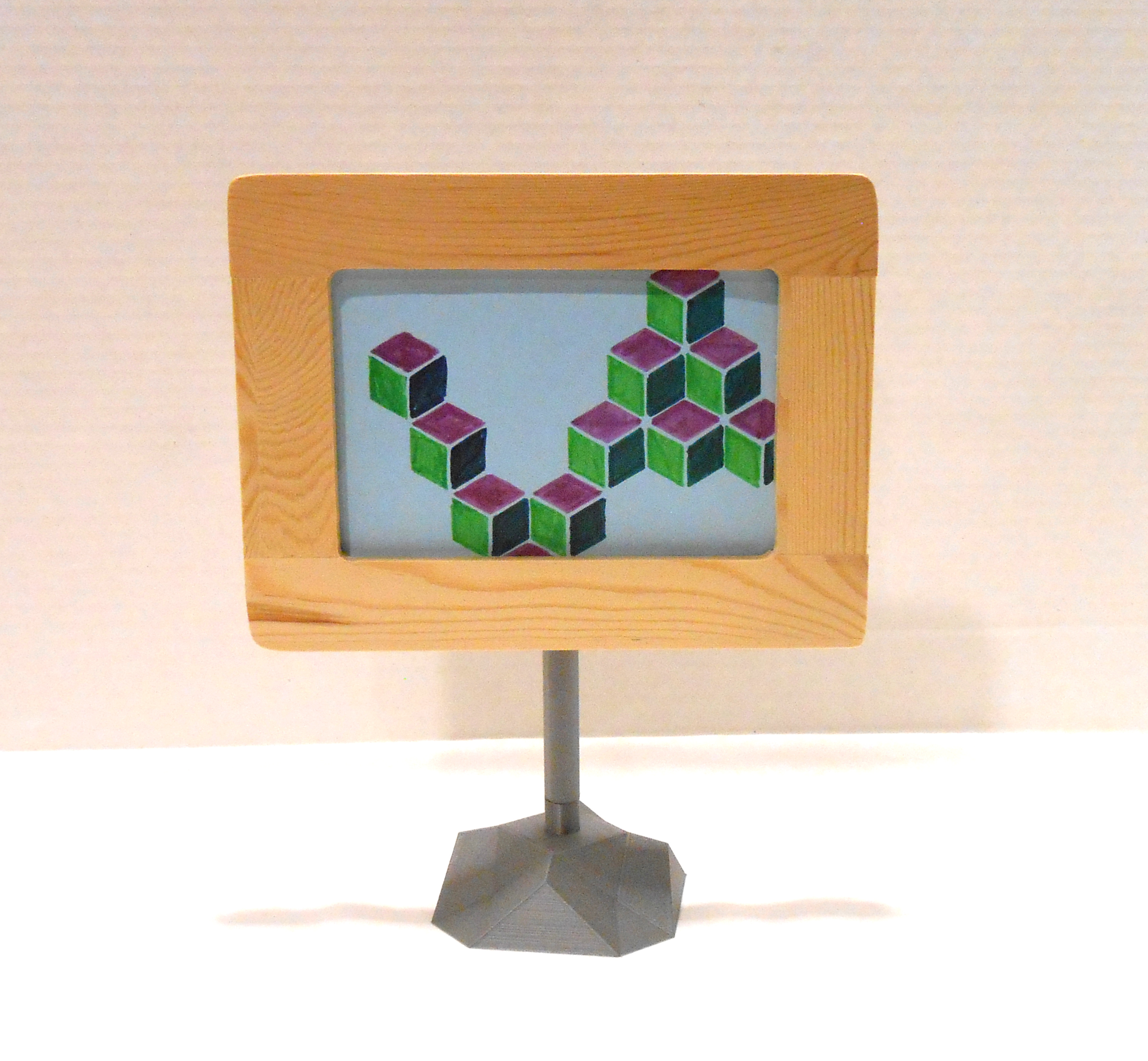 Geom Picture Frame Stand by cSandra | Download free STL model ...
