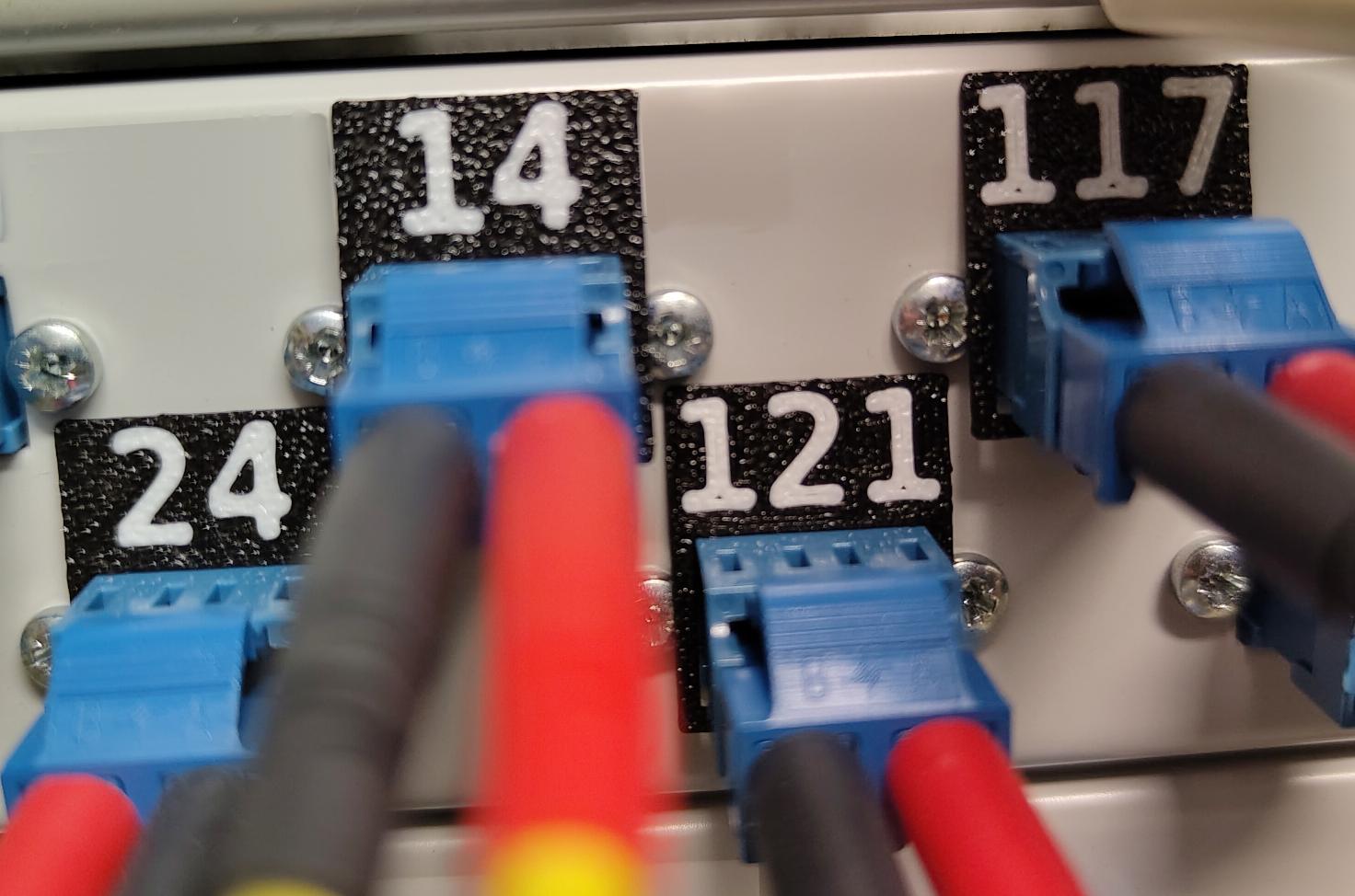 LC fiber optic connector label — STL Grátis | 3DFinder