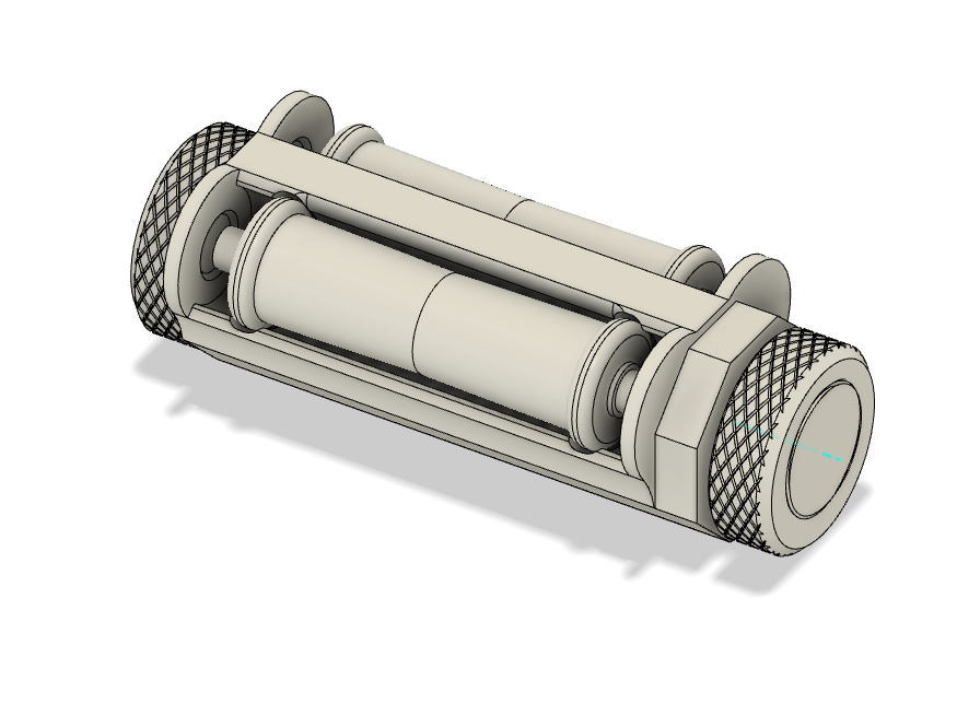 Twin Roller Bearing Spool Holder (No supports!) by gregsan | Download ...