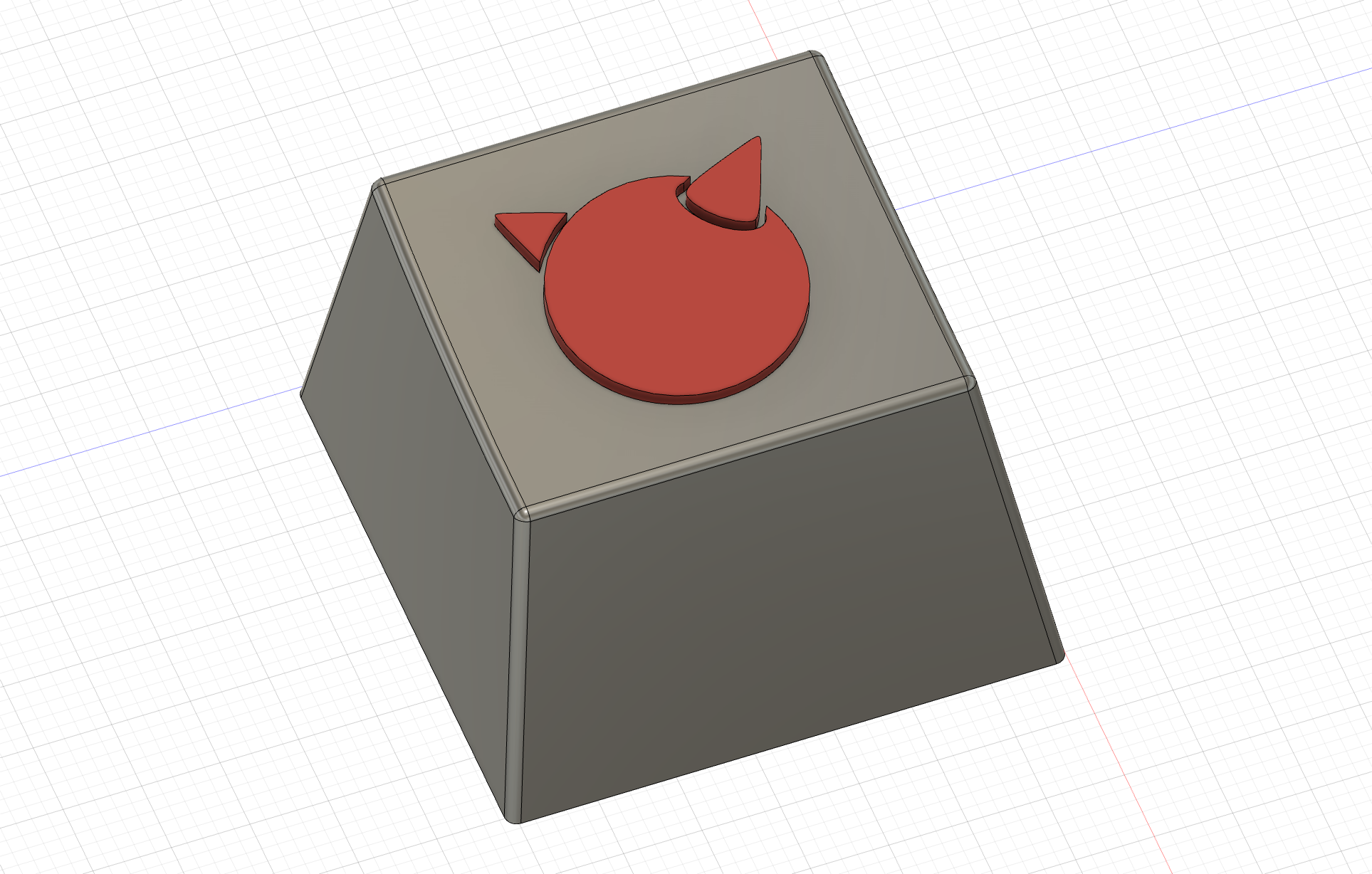 FreeBSD deamon logo key by Sknown | Download free STL model ...