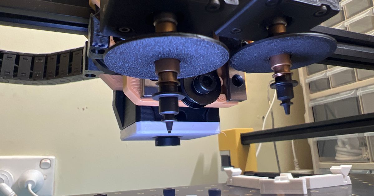 LumenPnP v3 CP40 Nozzle Holder Flange (40mm) by dgoodlad | Download ...