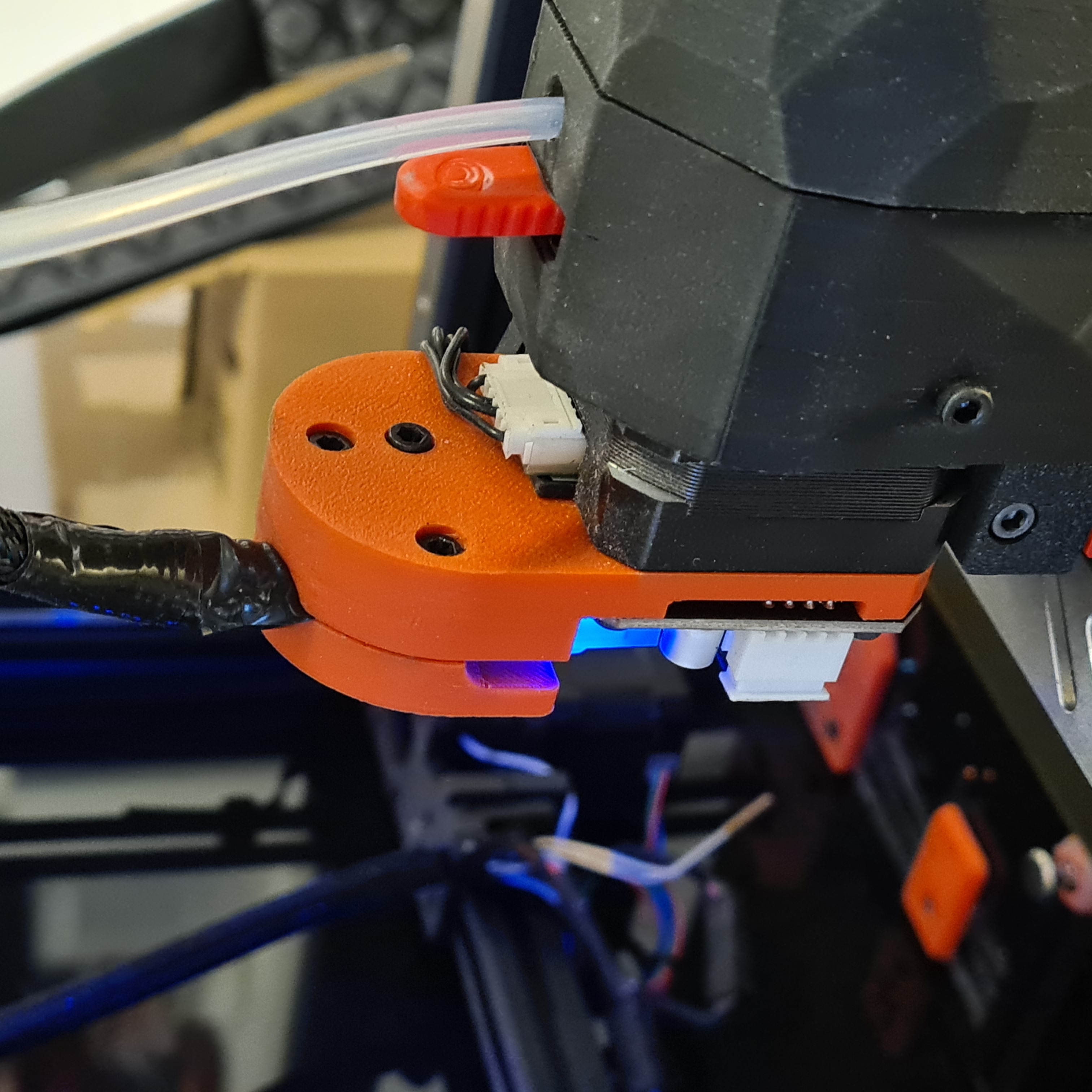 Voron Mellow FLY-SHT42 Holder LGX/Nema17 Canbus Cable holder V2 by Paul ...