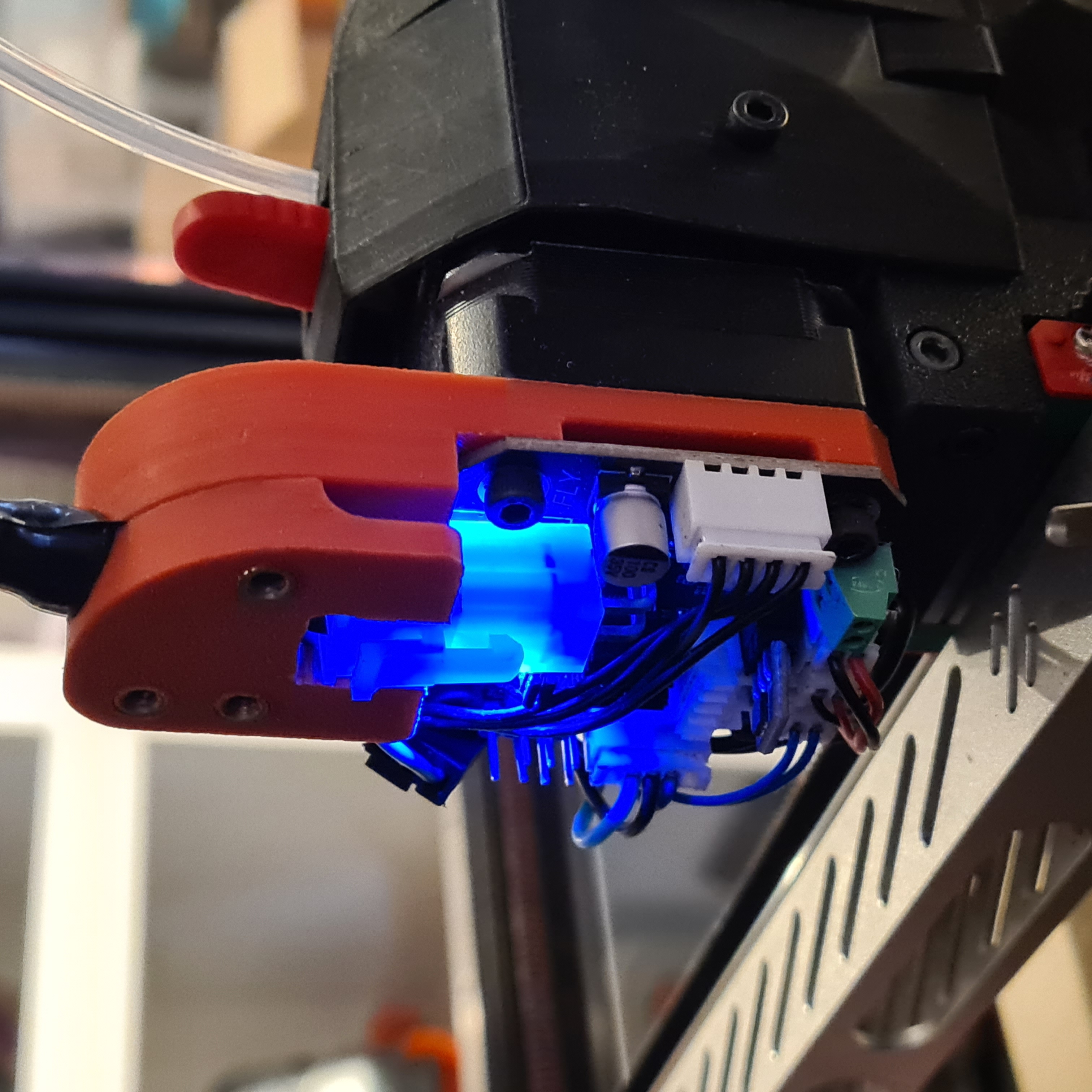 Voron Mellow FLY-SHT42 Holder LGX/Nema17 Canbus Cable holder V2 by Paul ...