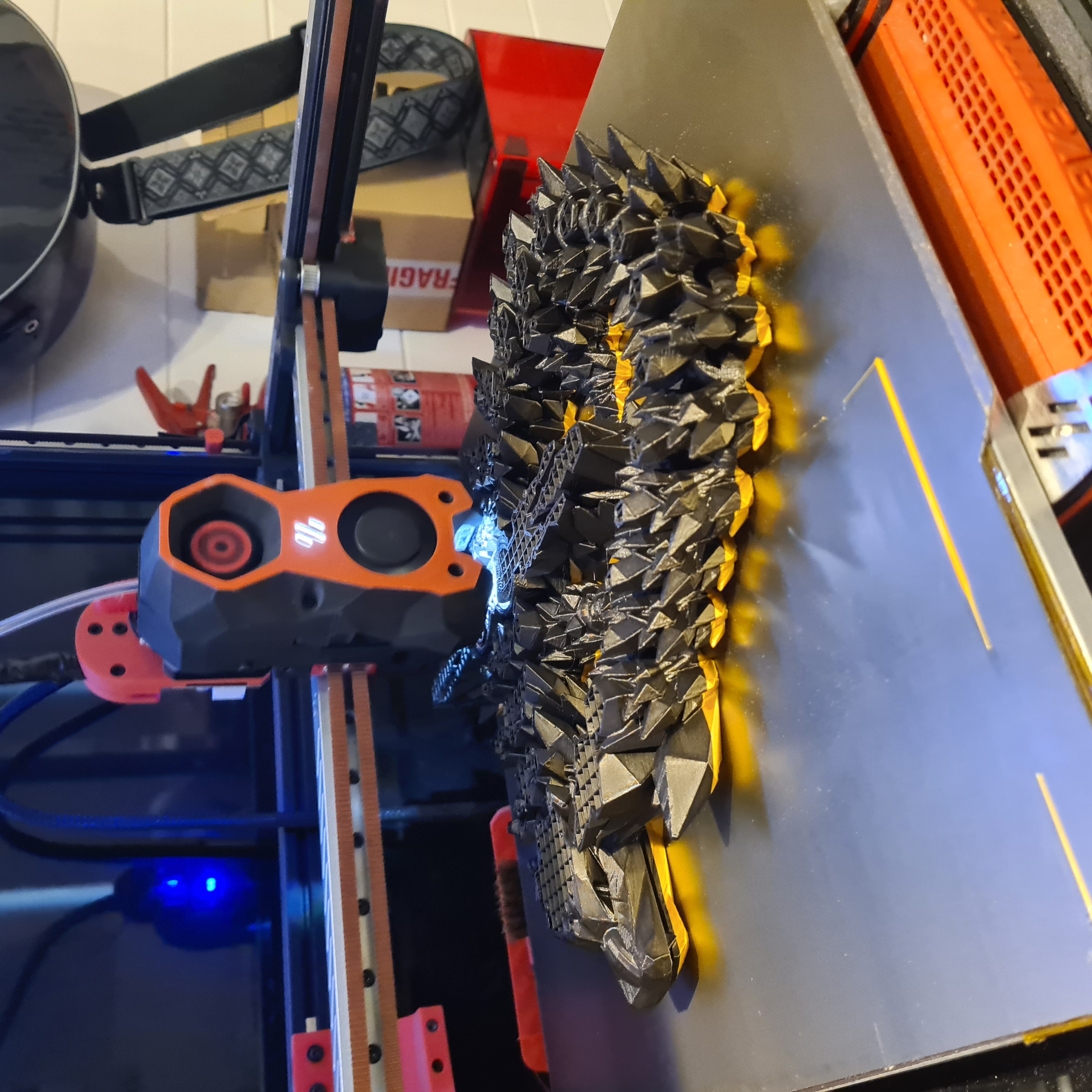 Voron Mellow FLY-SHT42 Holder LGX/Nema17 Canbus Cable holder V2 by Paul ...