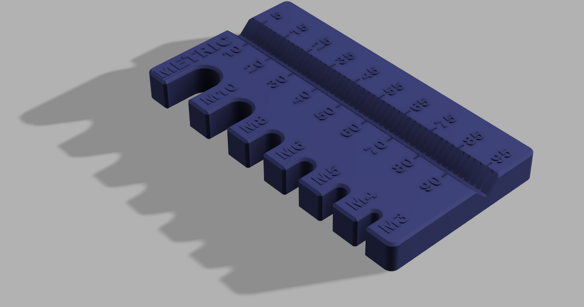 Bike Scruler - screw measuring device for M3-M10 - With magnets by La ...