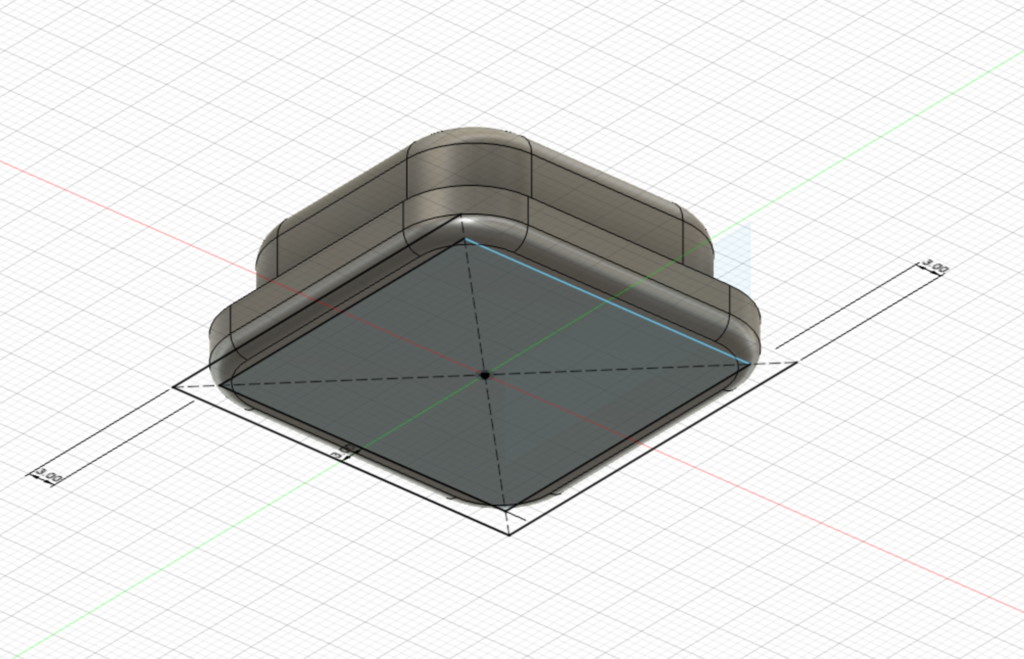 Square tubing end cap 40mm thickness of 3mm by Matthieu | Download free ...