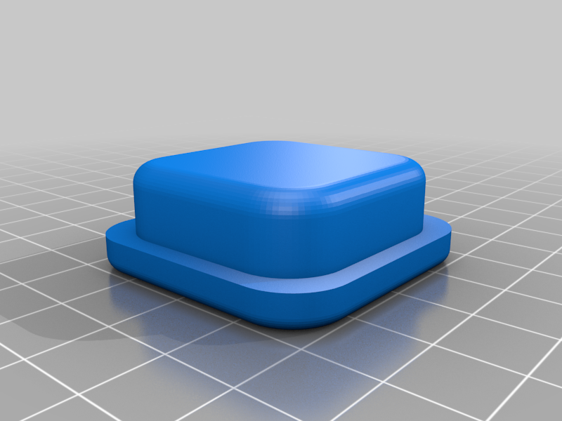 Square tubing end cap 40mm thickness of 3mm by Matthieu | Download free ...