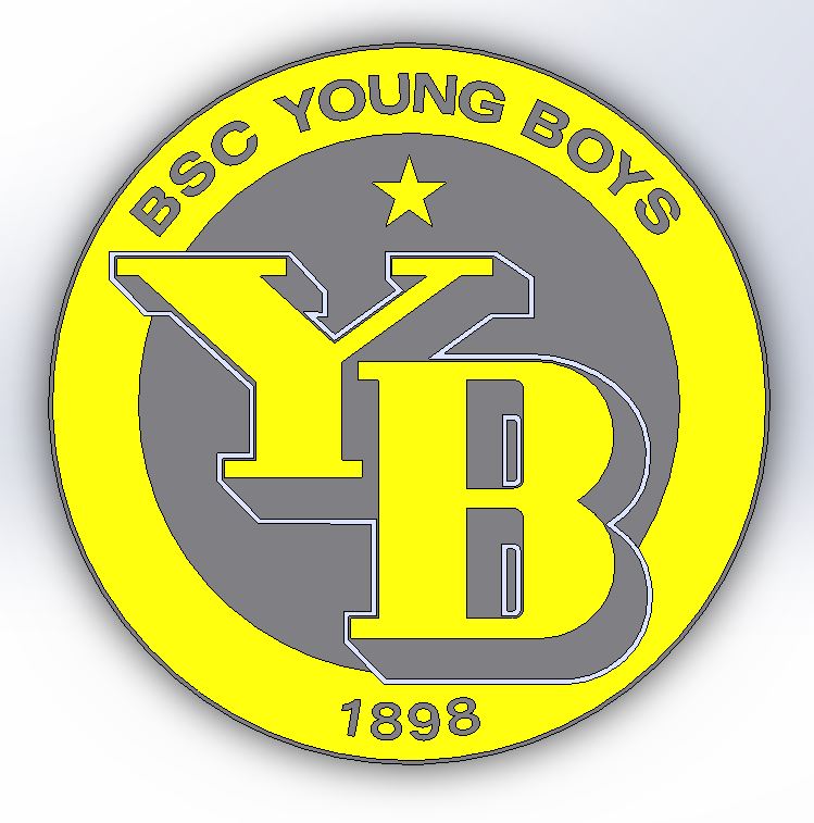 BSC YOUNG BOYS LOGO by Philoz | Download free STL model | Printables.com