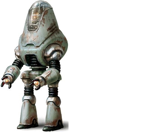 Fallout type robot (posable) by Vendicar Decarian | Download free STL ...