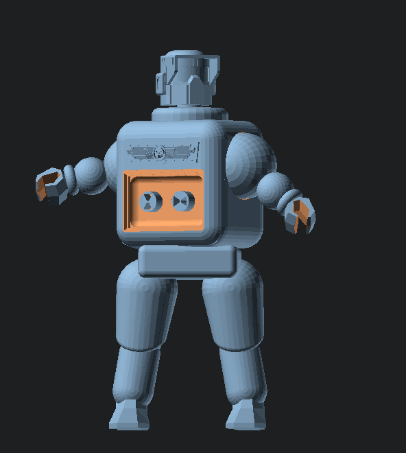 Robot Retro by Vendicar Decarian | Download free STL model | Printables.com