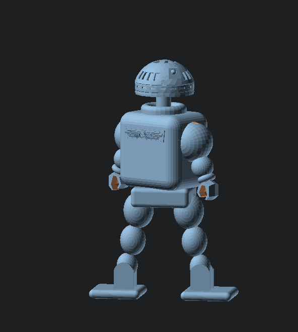 Robot Retro by Vendicar Decarian | Download free STL model | Printables.com