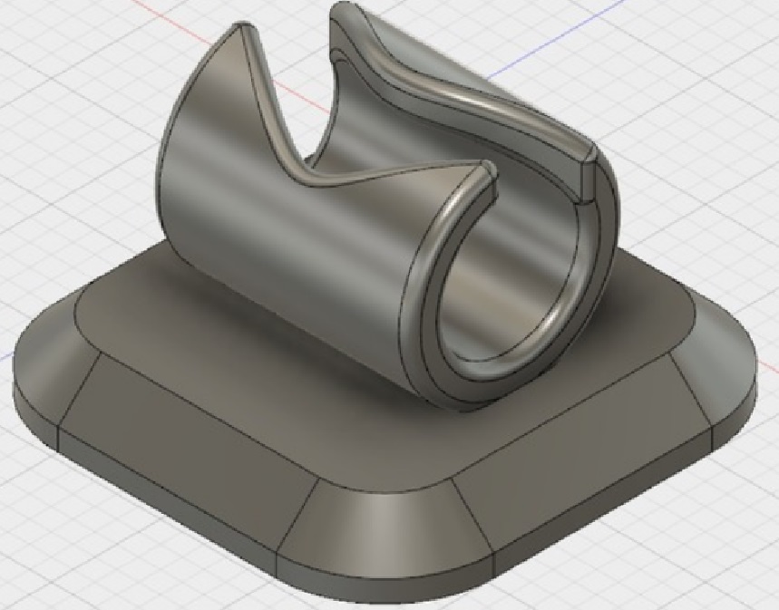 A simple cable clip by Churchy | Download free STL model | Printables.com