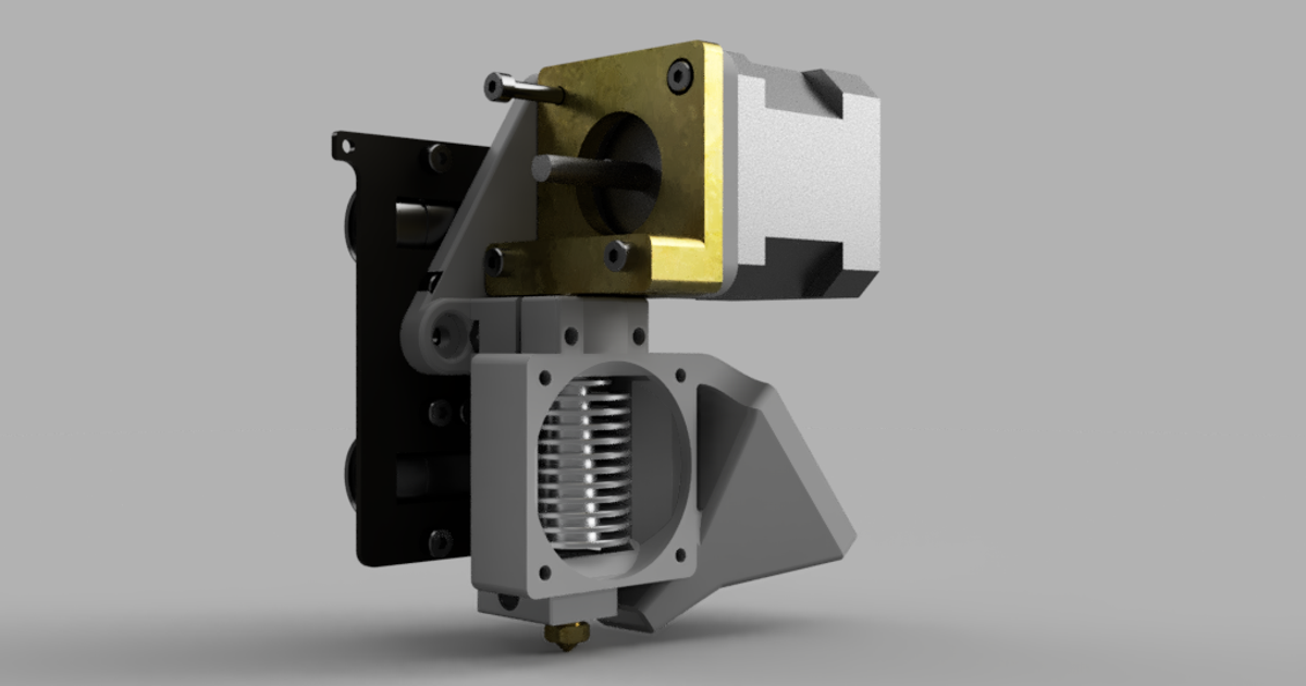 Geeetech i3 E3D direct drive extruder part cooling fan remix by ...