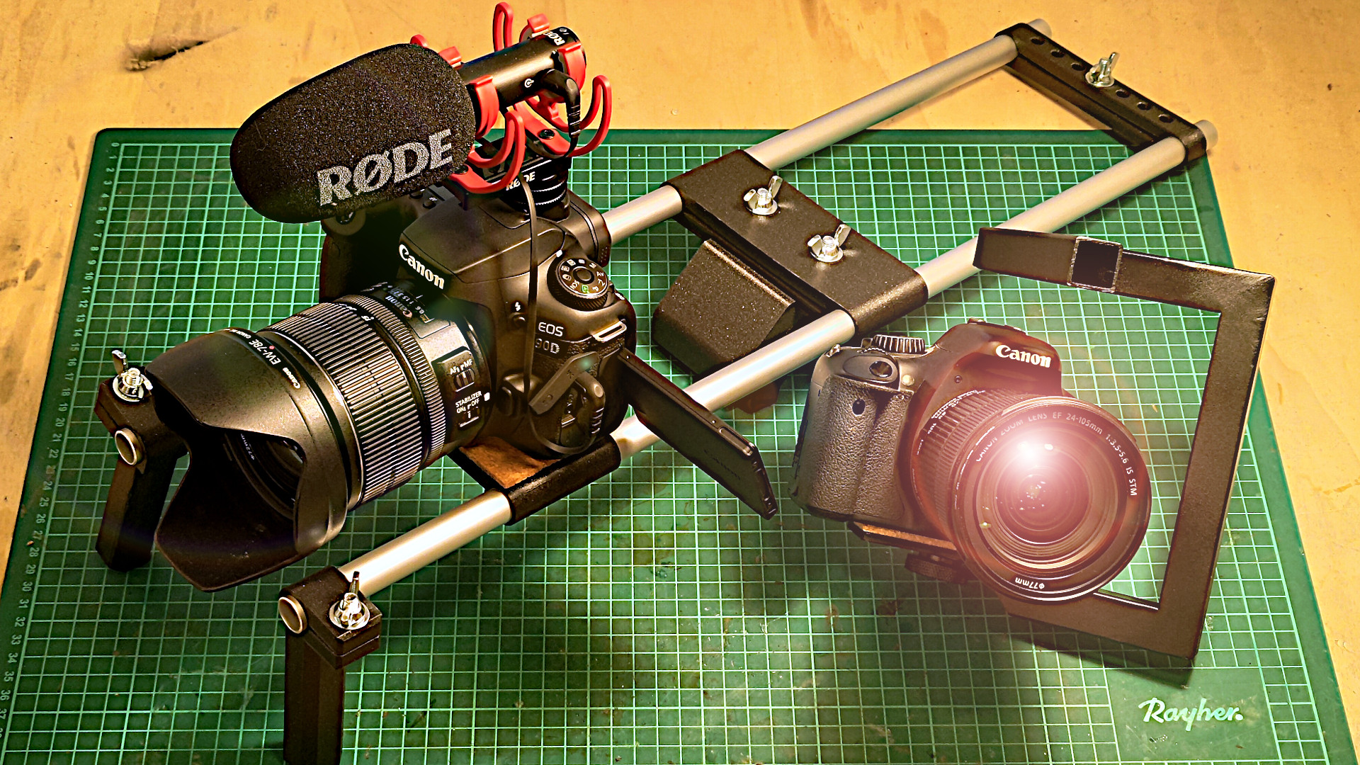 Camera Shoulder Rig by Raphael Schaaf | Download free STL model ...