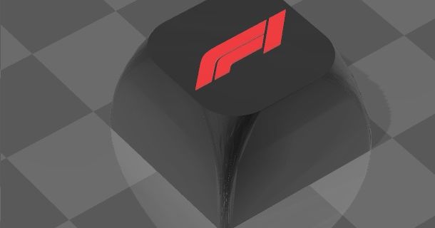 F1 Logo Keycap by Wolvie | Download free STL model | Printables.com