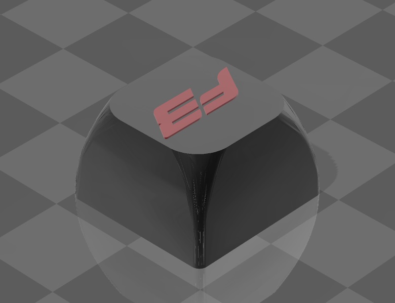F3 Logo Keycap by Wolvie | Download free STL model | Printables.com