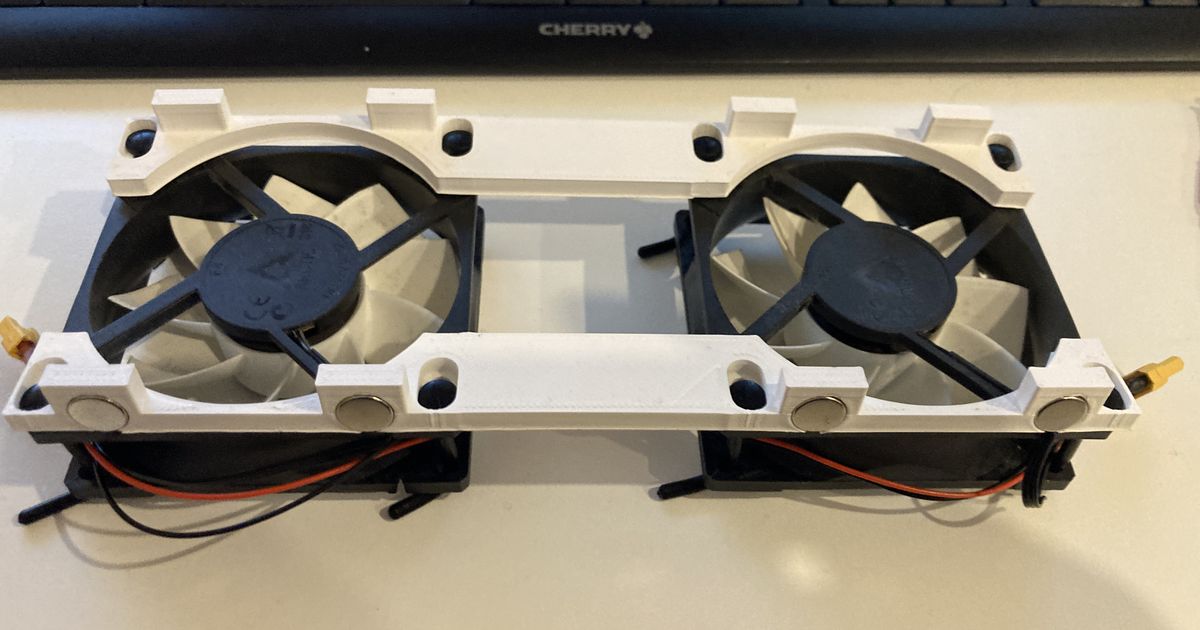 Heizkörper Lüfter Radiator Fan von bjoerns1983 | Kostenloses STL-Modell ...