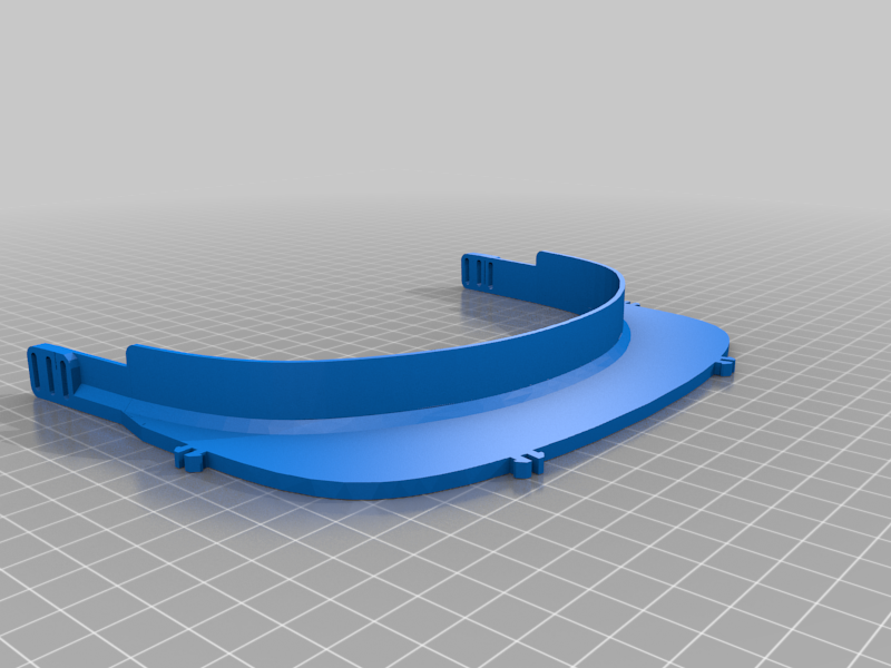 Face Shield w/ Integrated Straplock by Stanley Wei | Download free STL ...
