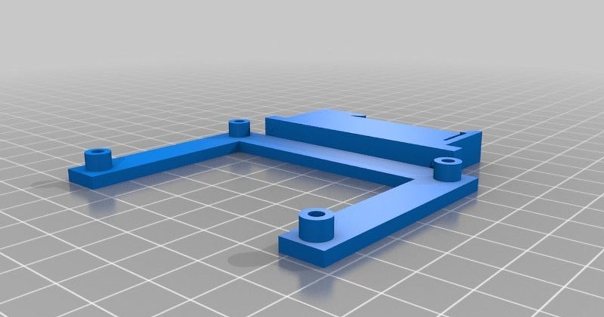 DIN Arduino 4 Channel Relay Shield Holder by Vafi | Download free STL ...