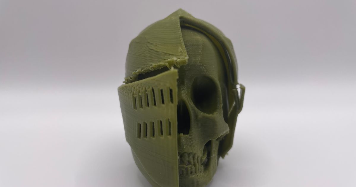 knight helmet with skull by PromptedFox9504 | Download free STL model ...