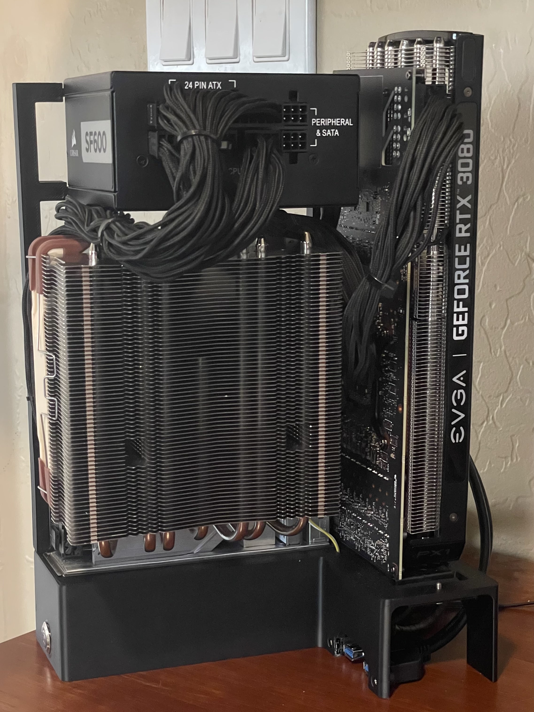 NutCase Open Frame ITX Case by Crypt | Download free STL model ...