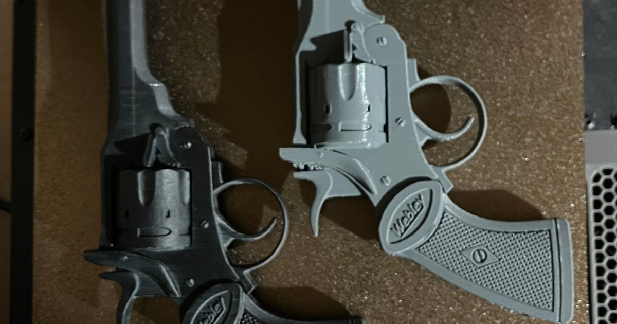 Webley revolvers by DuncanMac | Download free STL model | Printables.com